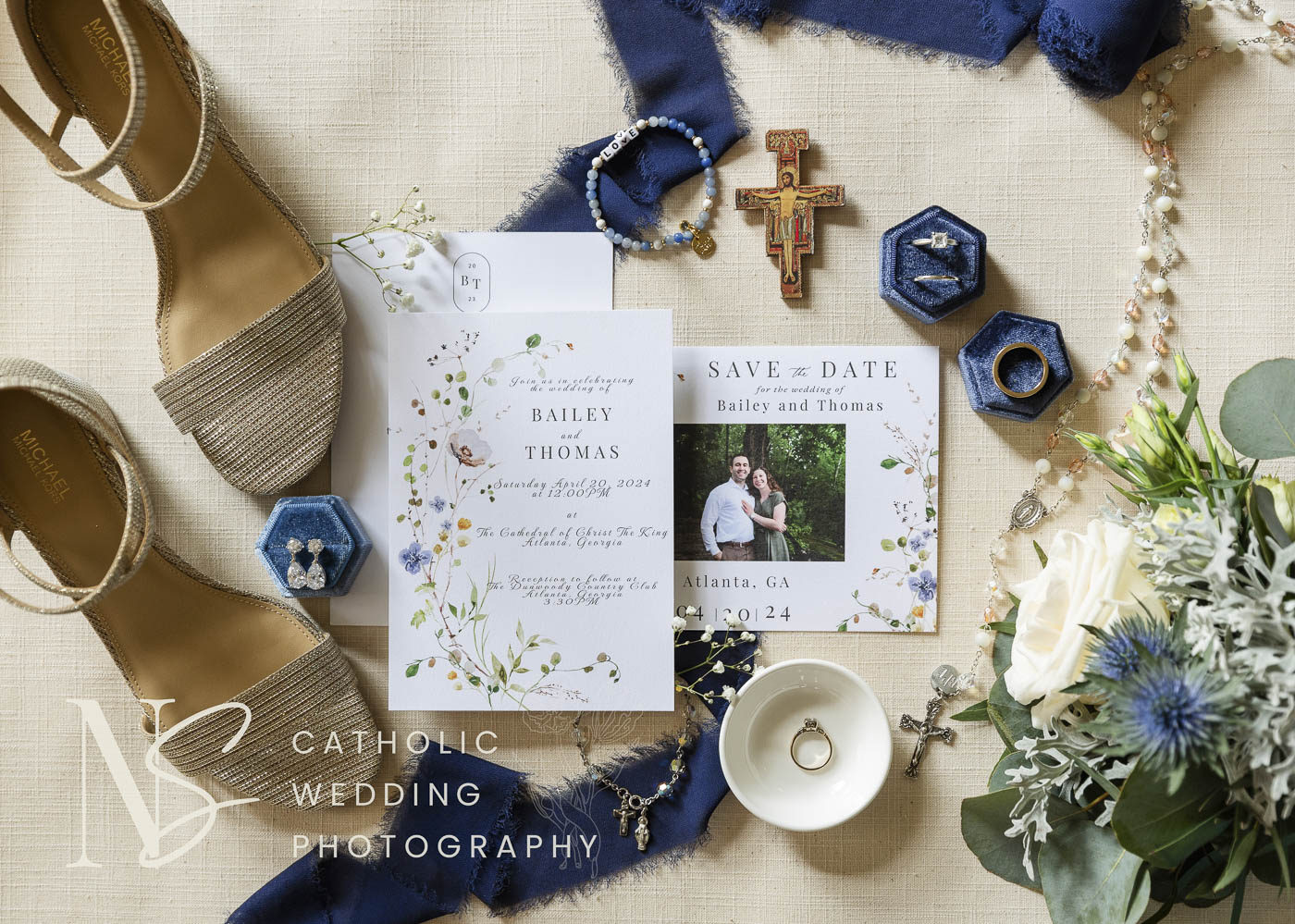 Bailey & Thomas | Spring Cathedral of Christ the King Wedding in ...