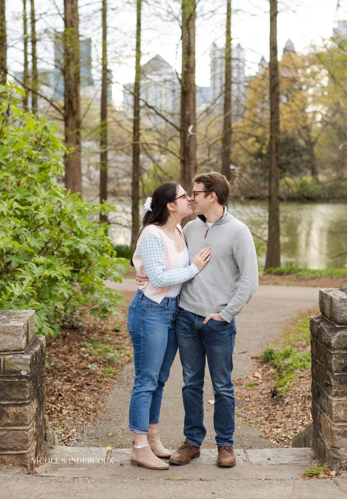 Caroline & Nicholas | Spring Piedmont Park Atlanta Engagement - Nicole ...