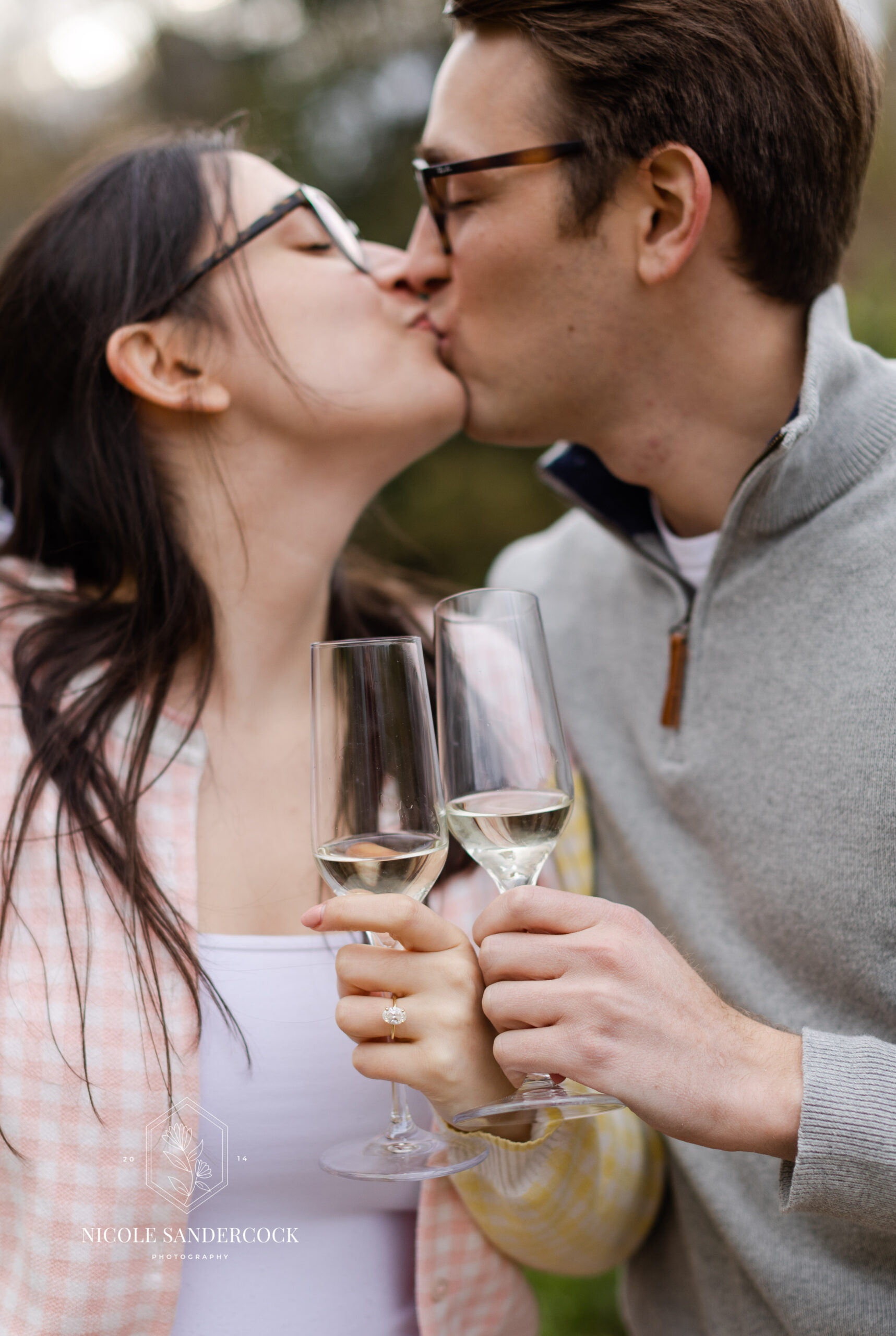Caroline & Nicholas | Spring Piedmont Park Atlanta Engagement - Nicole Sandercock Photography