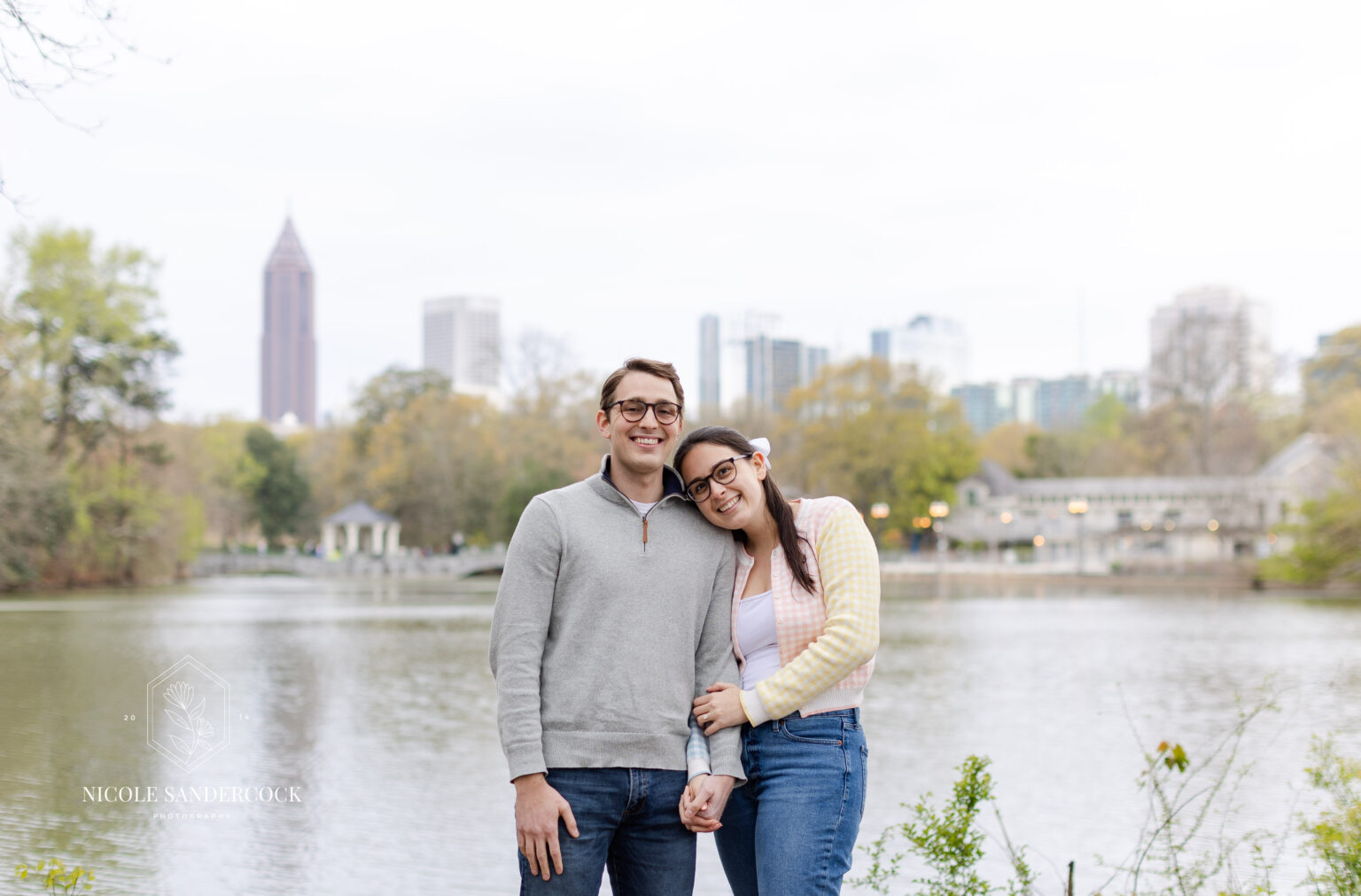 Caroline & Nicholas | Spring Piedmont Park Atlanta Engagement - Nicole ...
