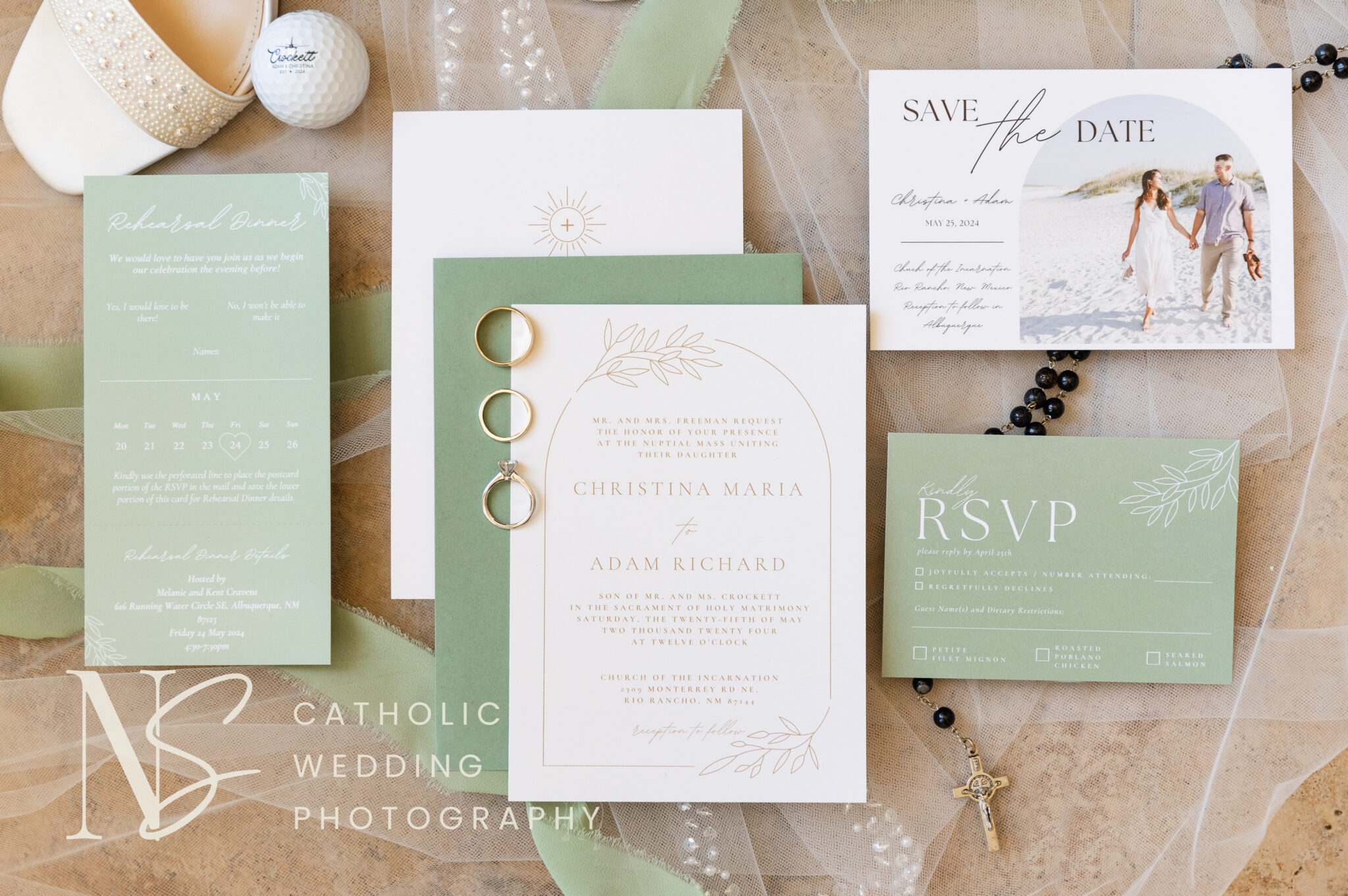 Christina & Adam | Catholic New Mexico Wedding in Albuquerque - Nicole ...