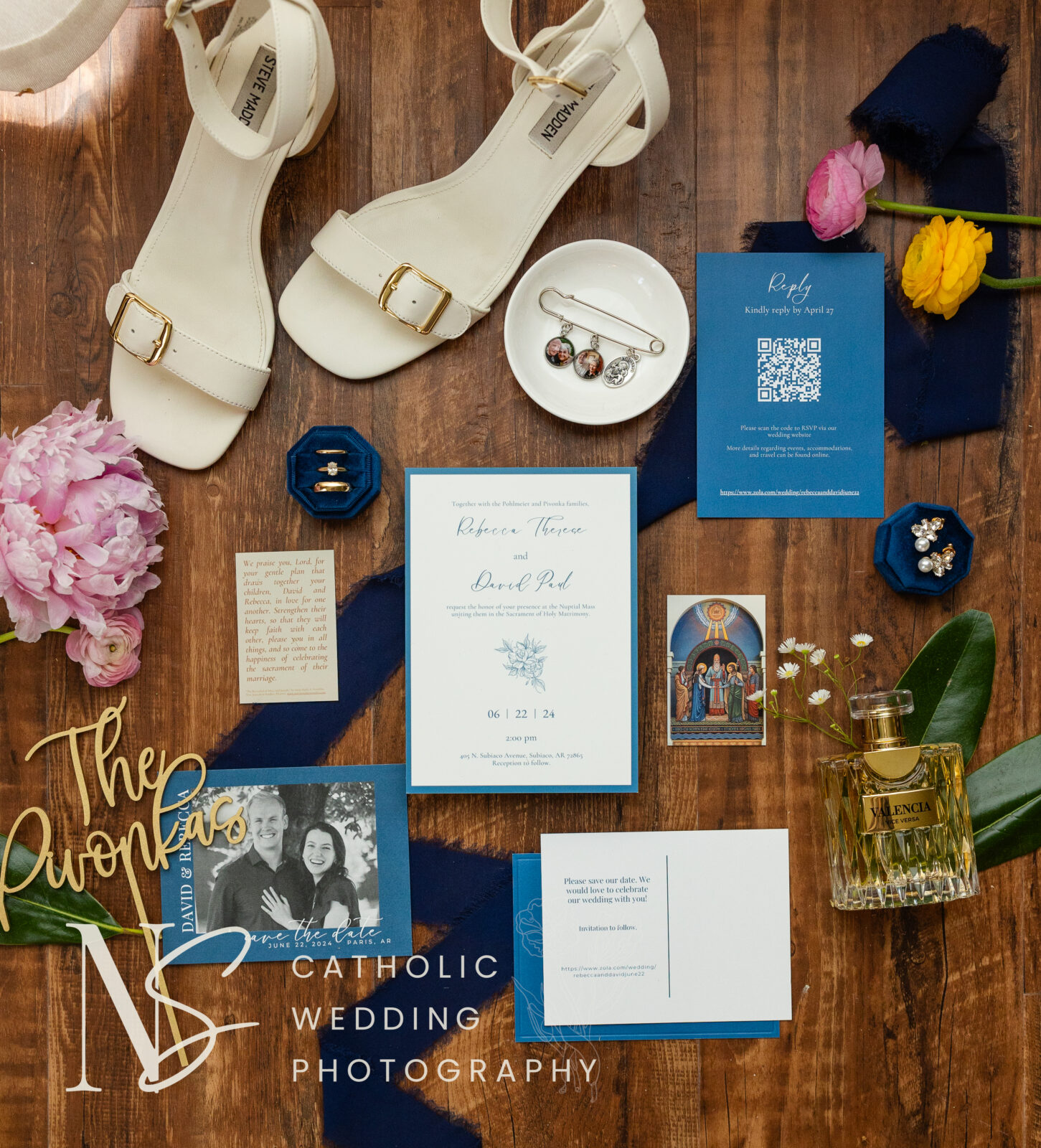 Rebecca & David | Timeless Catholic Arkansas Wedding - Nicole ...