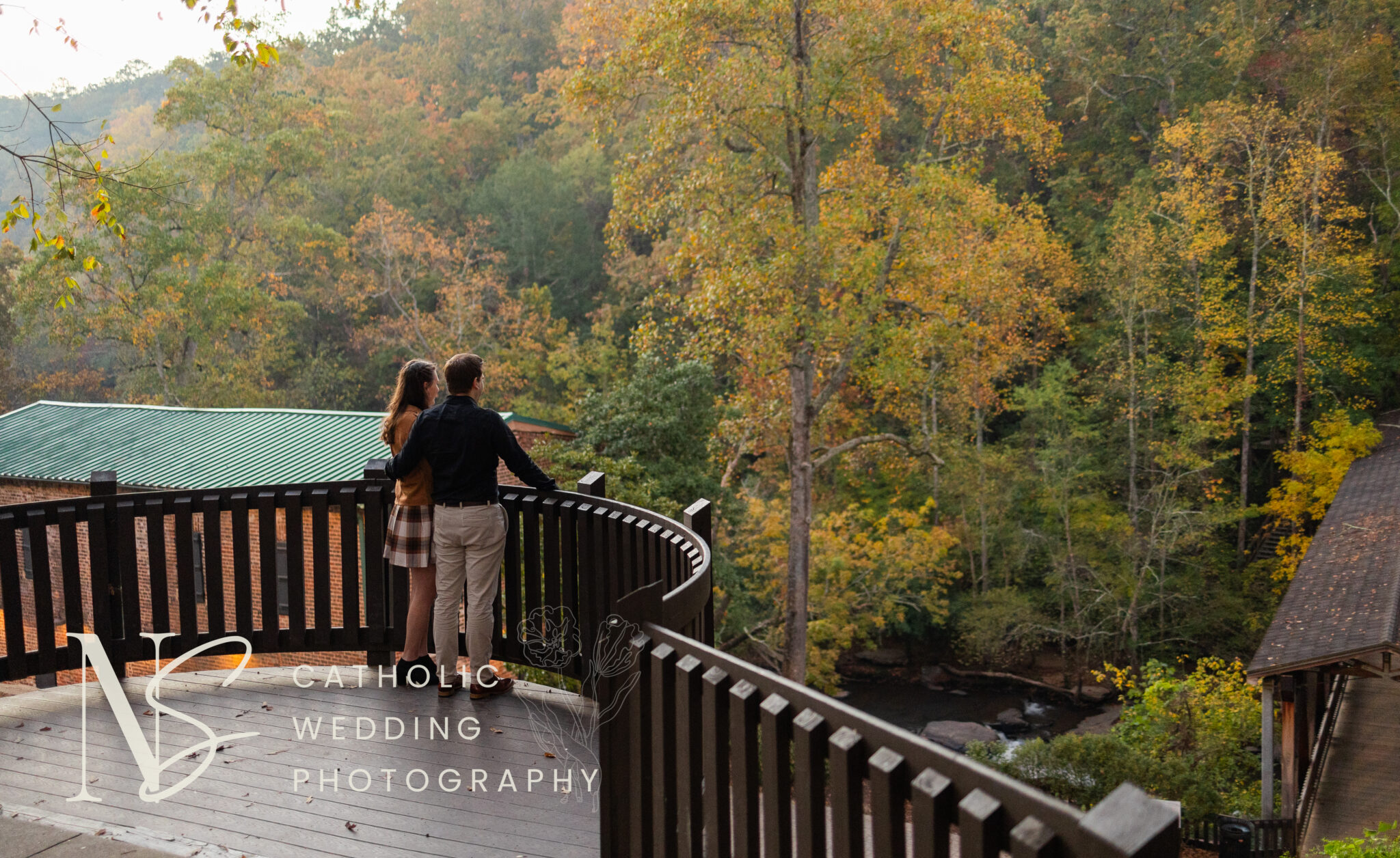 Molly & Andrew | Roswell Mill Engagement - Nicole Sandercock Photography